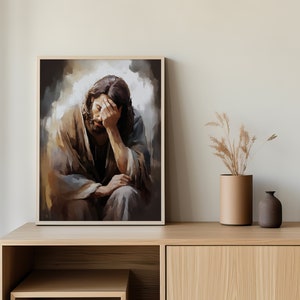 Jesus Weeps Over Jerusalem, Christ Crying, Luke 19:41, Christian ...
