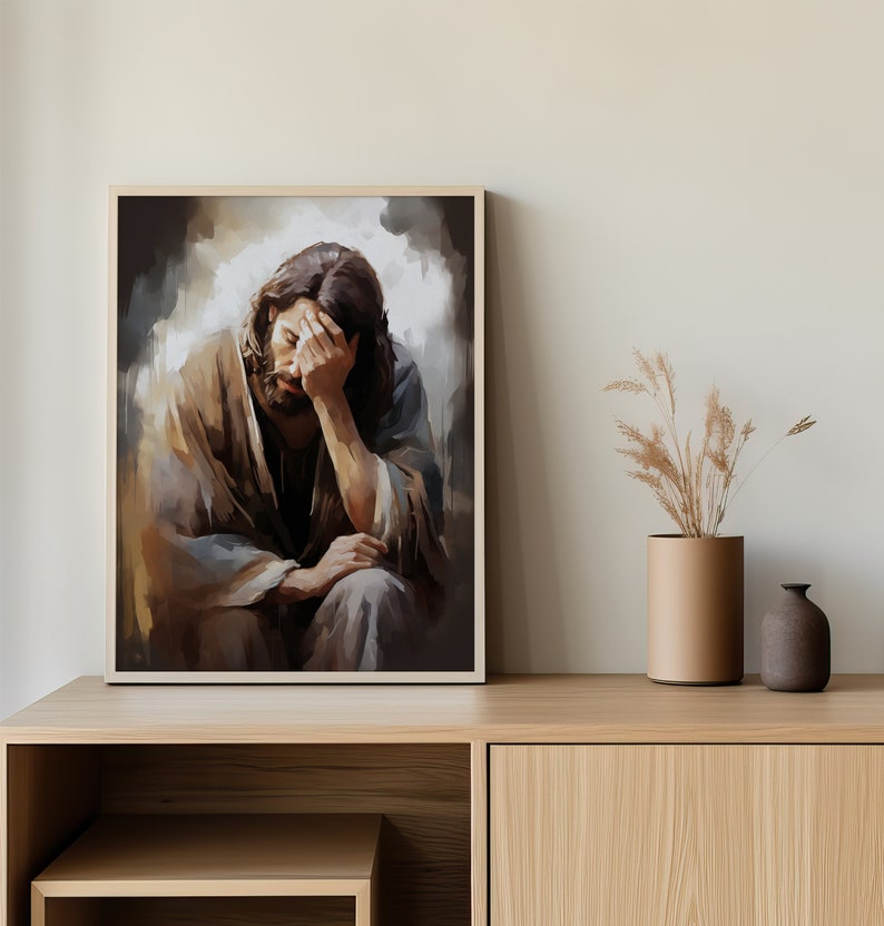 Jesus Weeps Over Jerusalem, Christ Crying, Luke 19:41, Christian ...