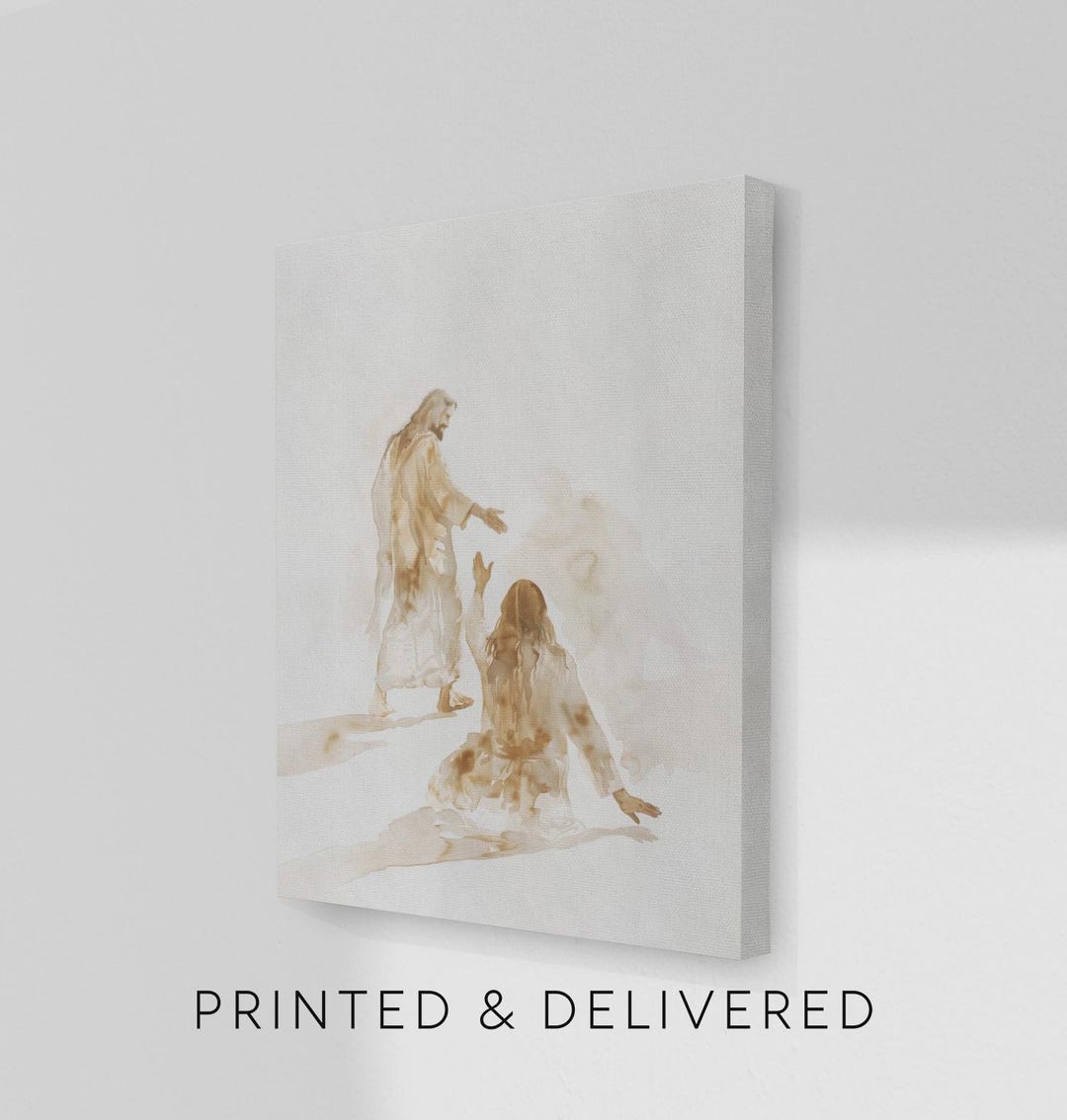 PRINTED Hem of His Garment, Bleeding Woman Art Christian Wall Art ...