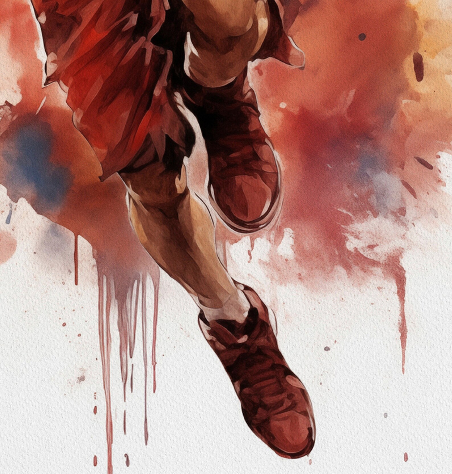 Jesus Playing Basketball Player Painting Painting Christ Christian Boy ...