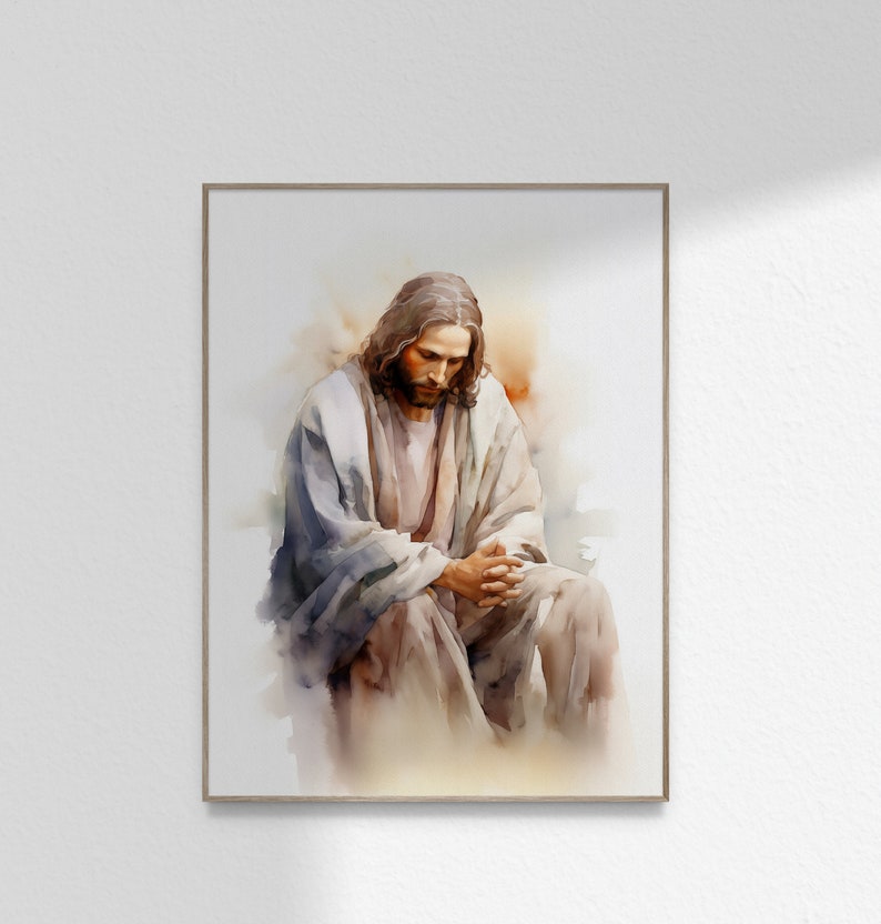 Jesus betet im Garten Gethsemane Beten Christus Gebet Kunst Malerei ...