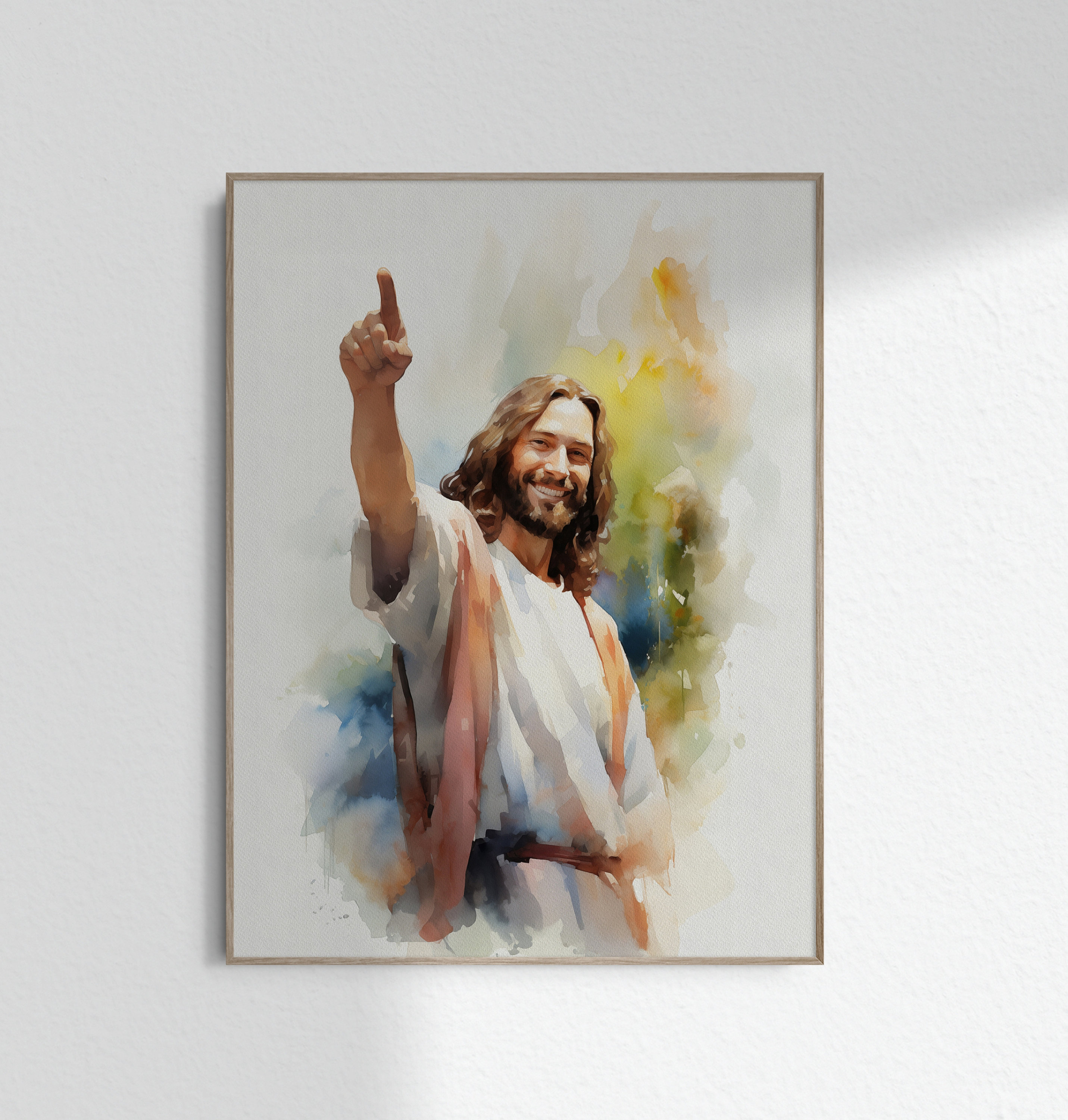 Jesus is Your Number One Fan Painting Christ Christian Boy Girl Gift ...