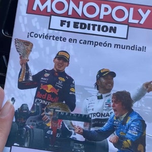 Monopoly F1 (download) - Board Games - Etsy