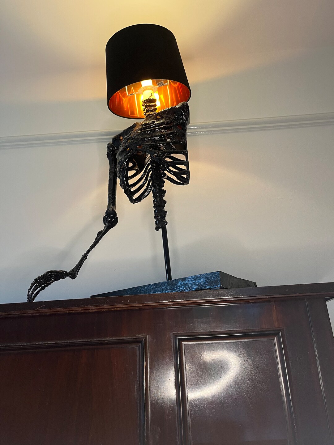 Handmade Skeleton Lamp - Etsy