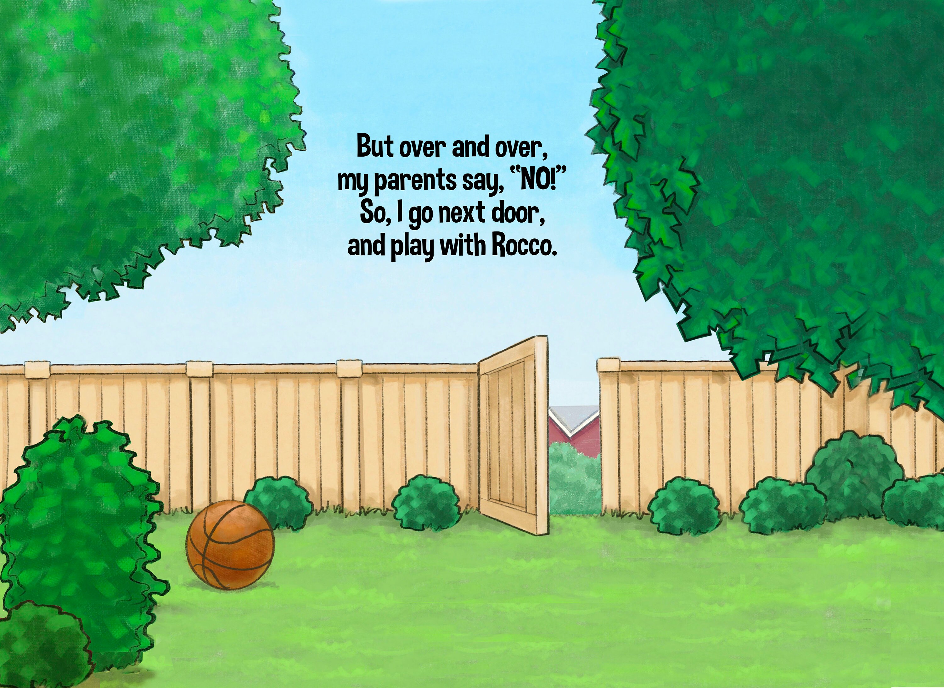 No Dog in My Yard, Children's Picture Book, Hardcover, Funny Story ...