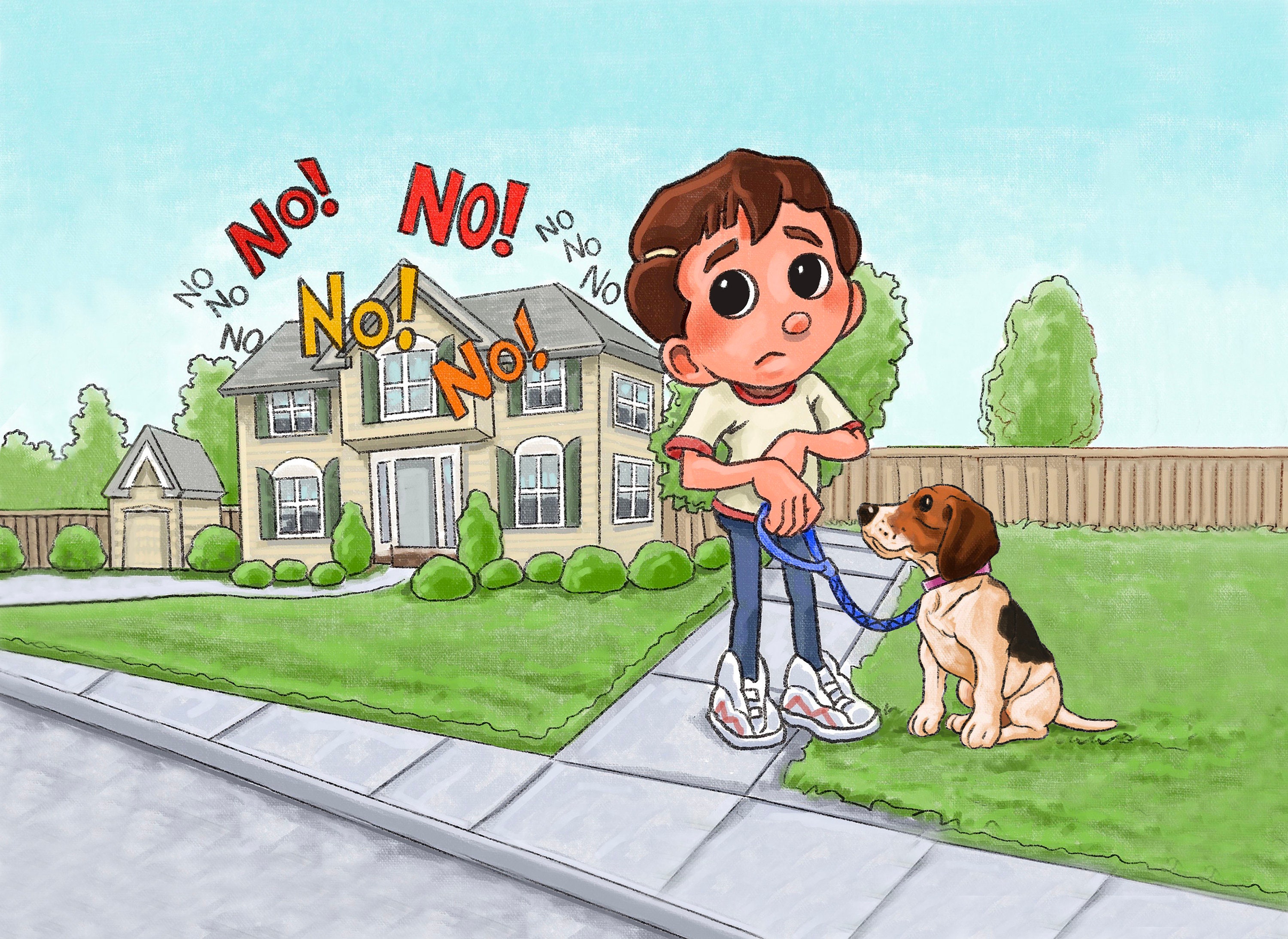 No Dog in My Yard, Children's Picture Book, Hardcover, Funny Story ...