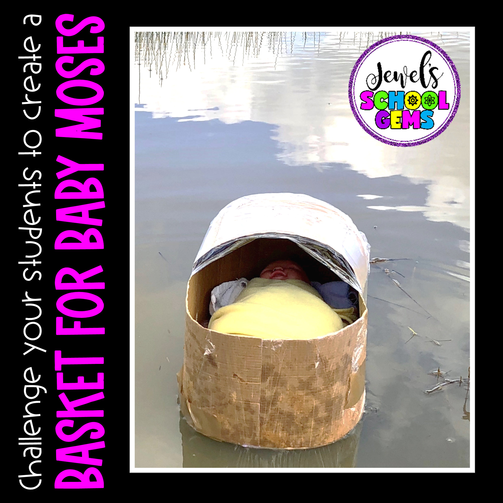 Baby Moses Bible Lessons for Children | Bible Stories STEM Activities ...