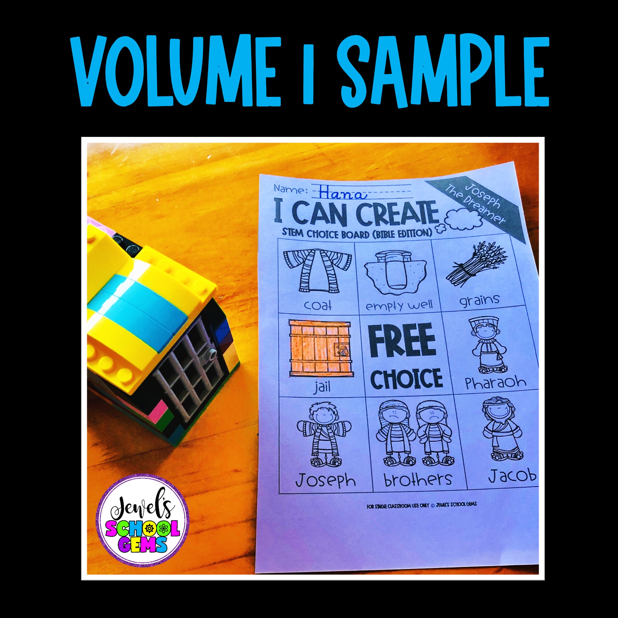 Bible Lessons for Children BUNDLE | Bible STEM Choice Boards and ...