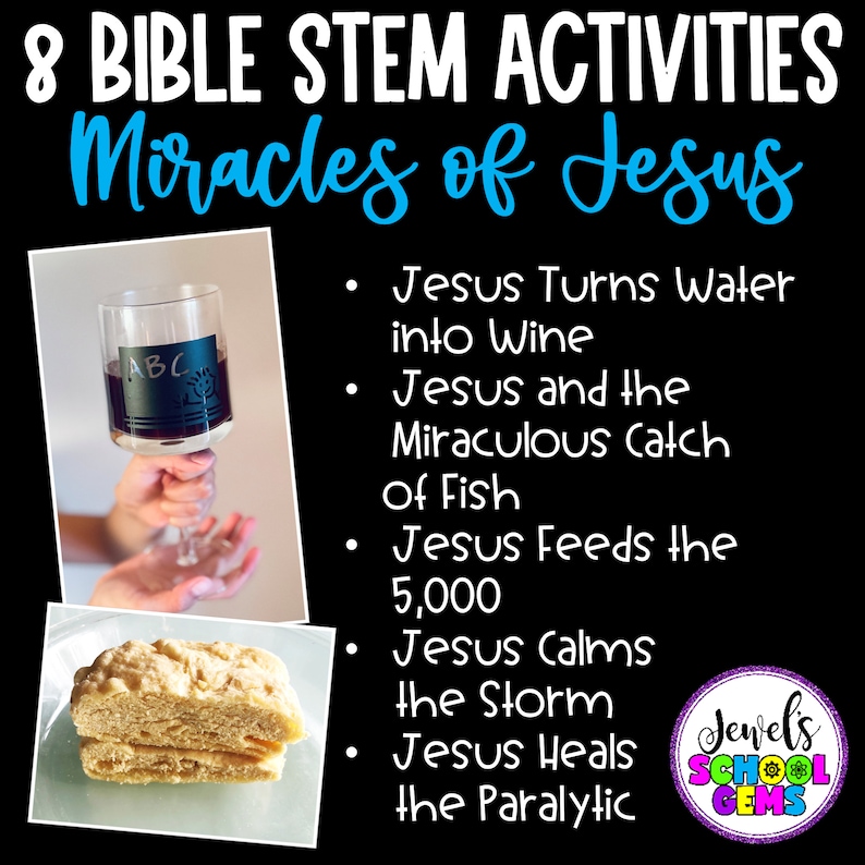 Bible Lessons for Children BUNDLE | Parables and Miracles of Jesus ...