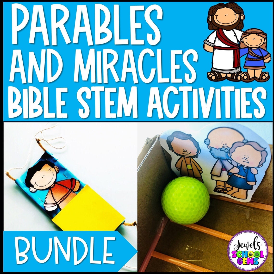 Bible Lessons for Children BUNDLE | Parables and Miracles of Jesus ...