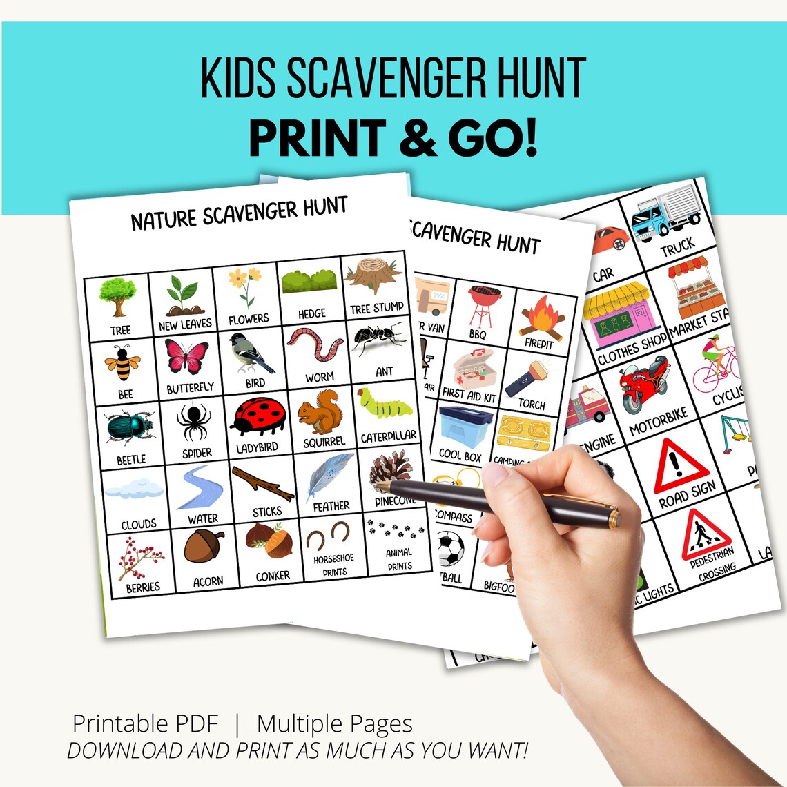 Scavenger Hunts, I Spy, Printable Scavenger Hunt, Scavenger Hunt Ideas ...