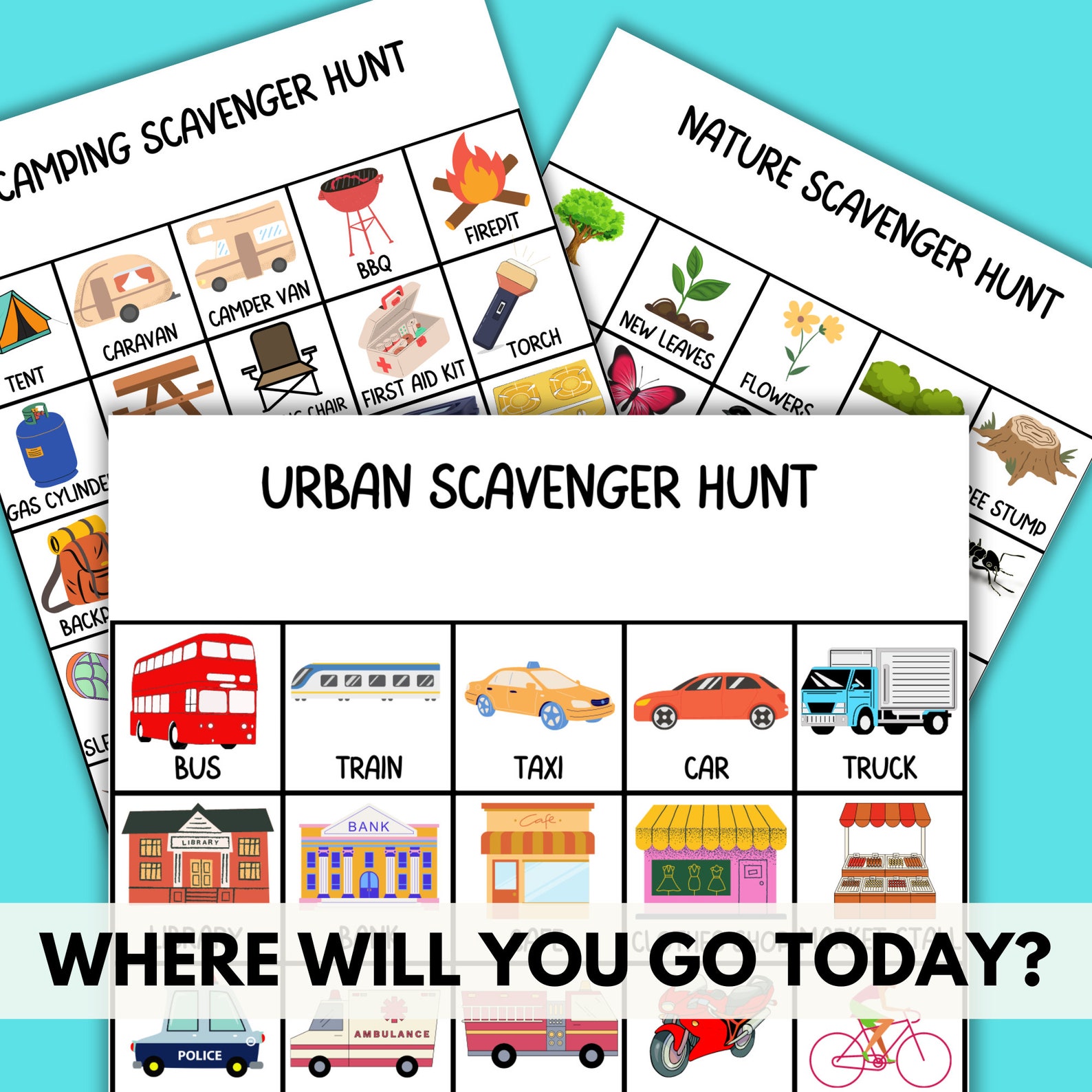 Scavenger Hunts, I Spy, Printable Scavenger Hunt, Scavenger Hunt Ideas ...