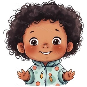 Happy Cartoon Kids PNG Clipart, Isolated Cute Child Faces Clipart ...