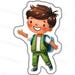 Student Goodnotes Stickers Cute Cartoon School Planner Stickers Happy ...