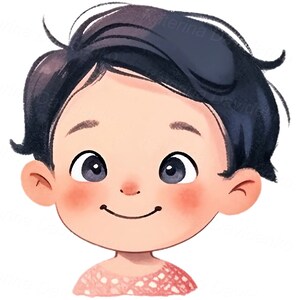 Collection of Cartoon Happy Kids Faces Png Clipart, Multinational ...