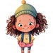 Happy Cartoon Kids Standing Clipart. Transparent PNG Children ...