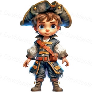 Set of Isolated Cartoon Kids Characters, Little Boys in Costumes of ...