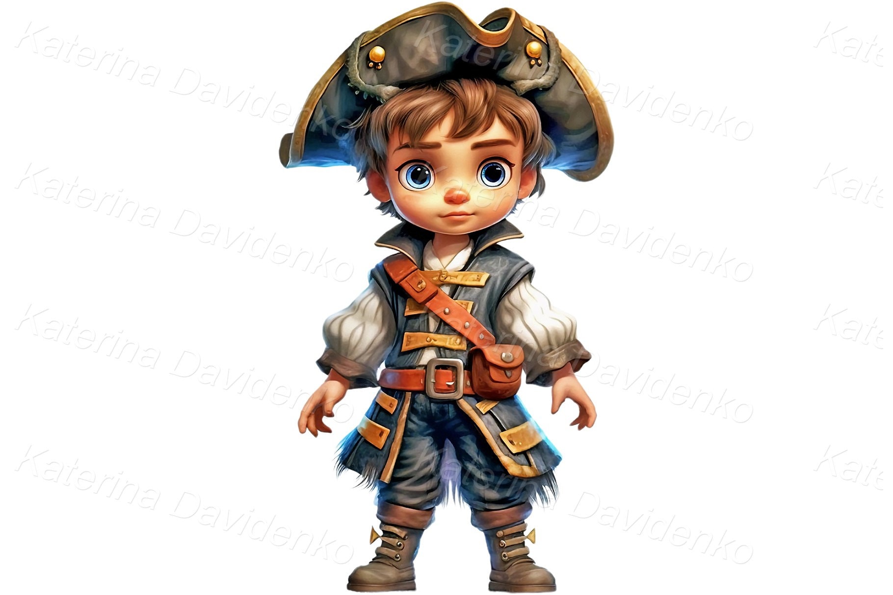 Set of Isolated Cartoon Kids Characters, Little Boys in Costumes of ...