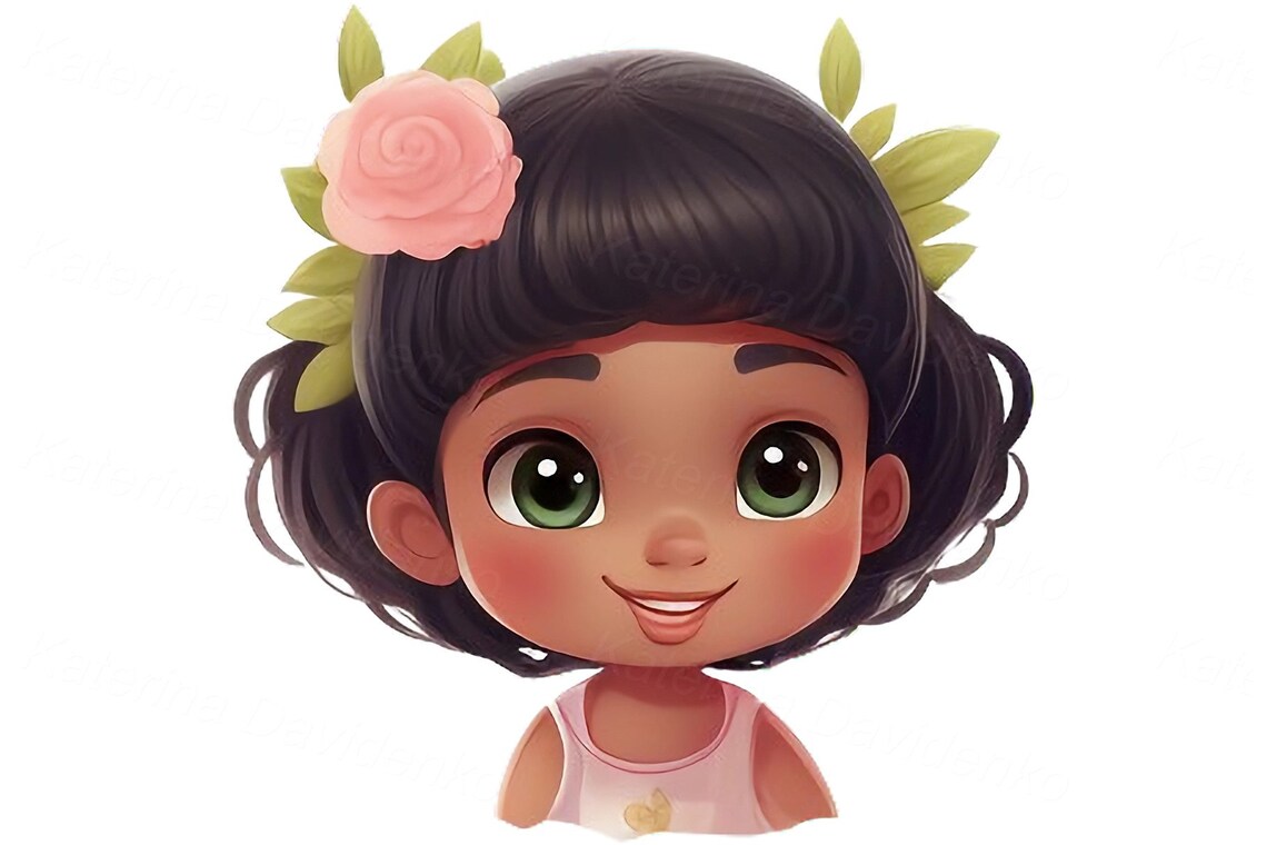 Cartoon Multi Ethnic Children Faces. Transparent Kids PNG Clipart ...