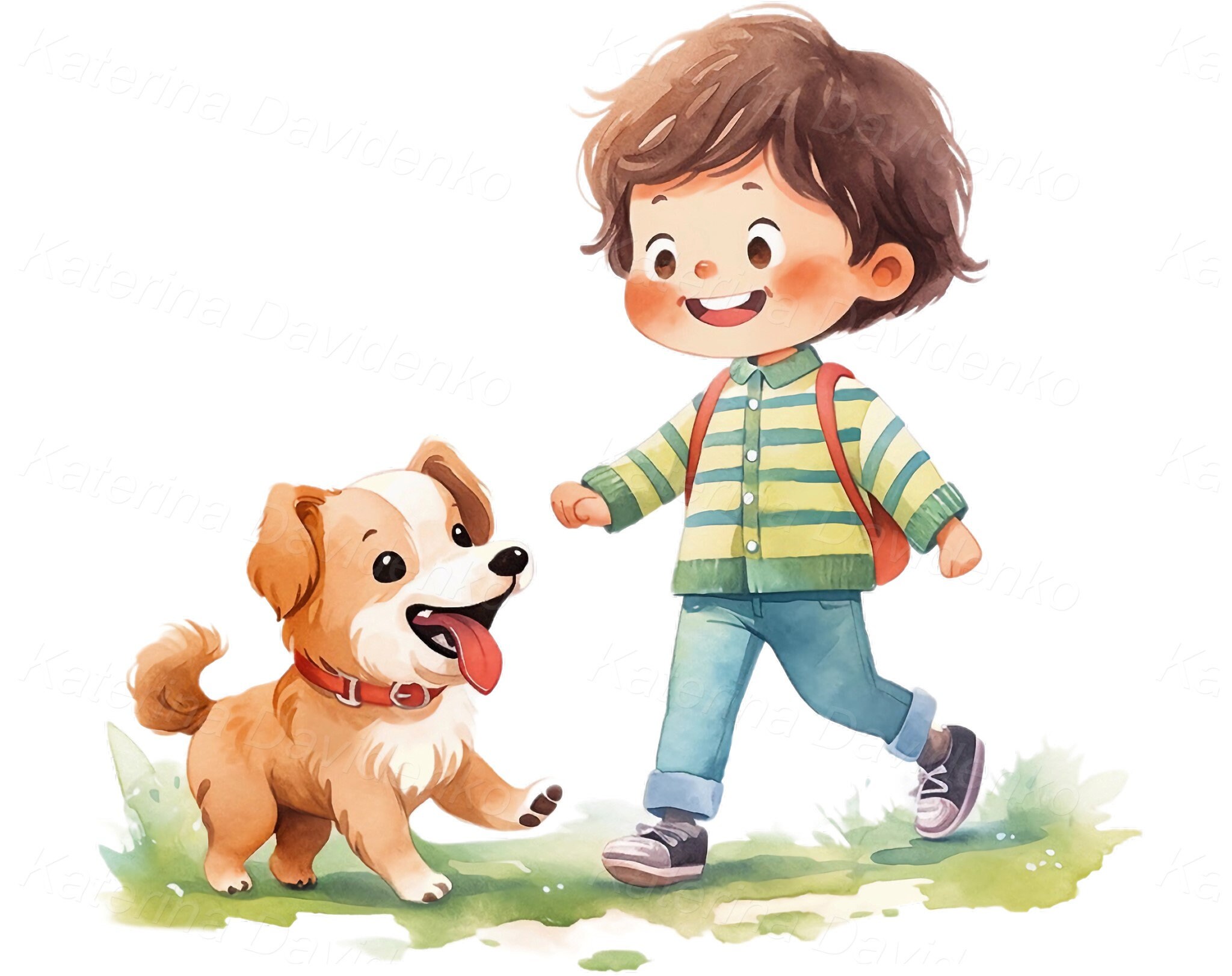 Cute Little Kids Daily Routine, Regime PNG Clipart. Cartoon Children ...