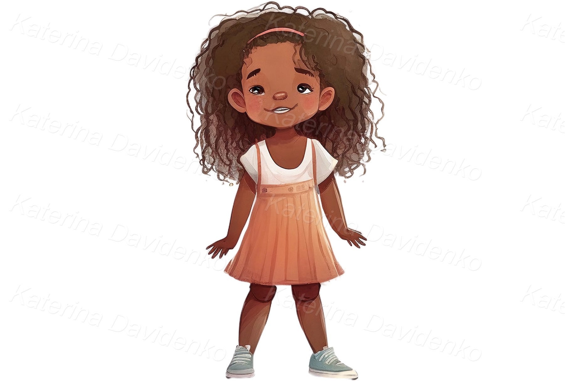 Cute Cartoon Little Children in Summer Clothes Standing in a Row Boys ...