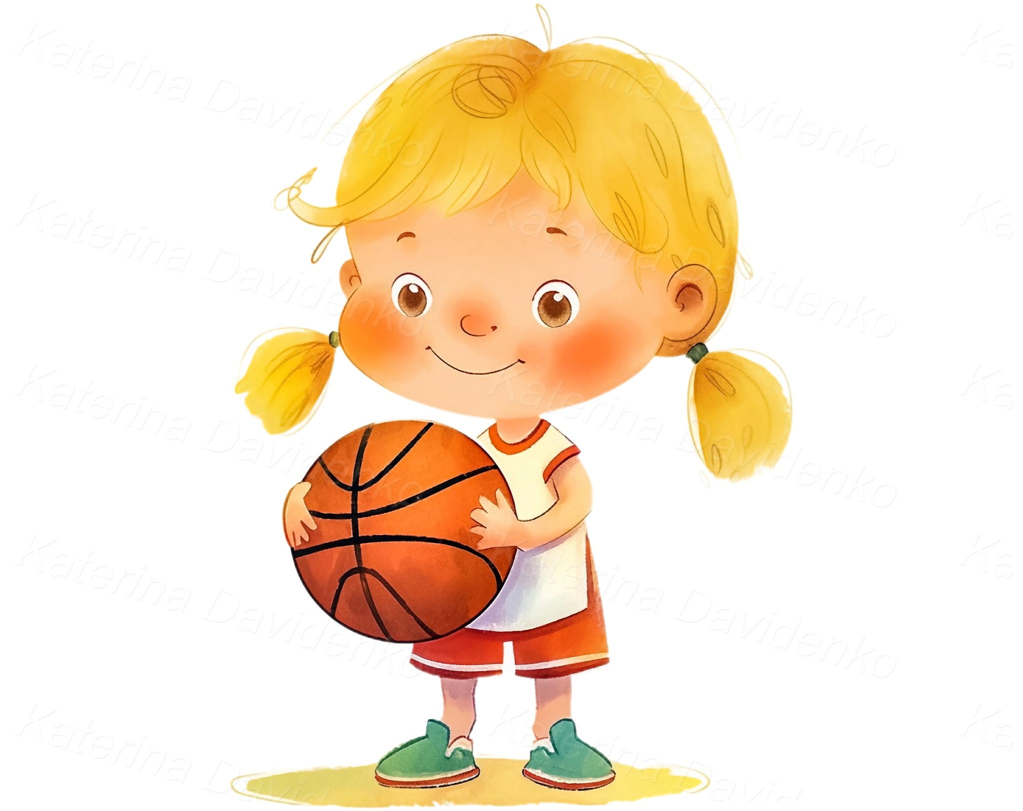 Set of Cartoon Kids Doing Different Sport Activities PNG Clipart ...