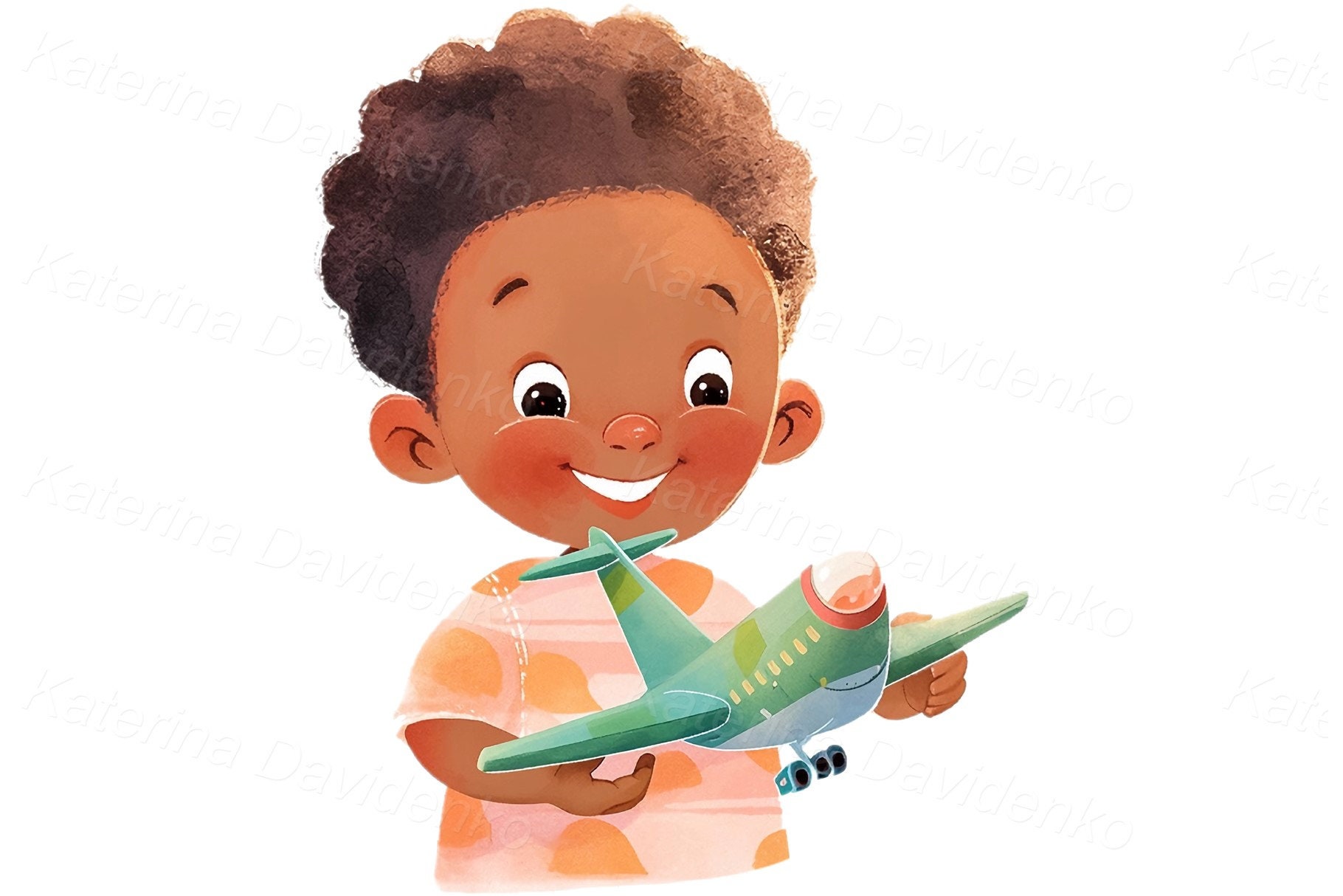 Collection of Cute Little Kids With Different Toys PNG Clipart. Happy ...