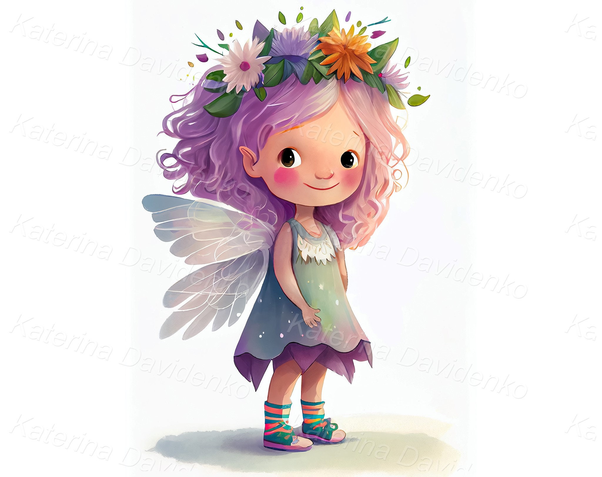 Cartoon Little Kids in Different Costumes Like Wizard, Fairy Girl ...