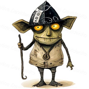 Goblin Characters Clipart Set, Fantasy Creatures Illustrations - Etsy