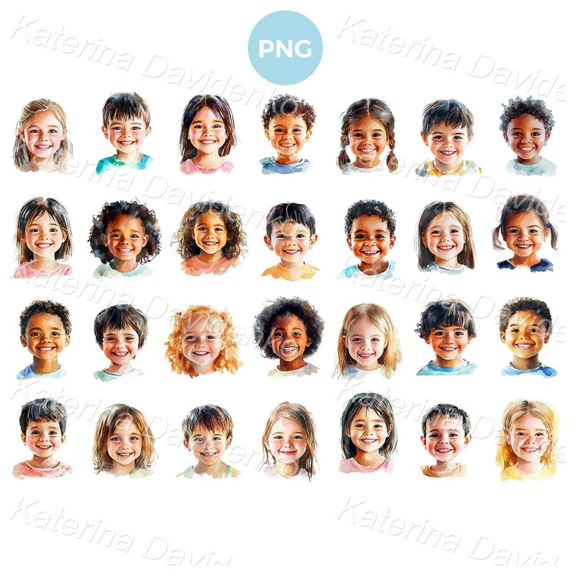 HappyKidsClipart - Etsy