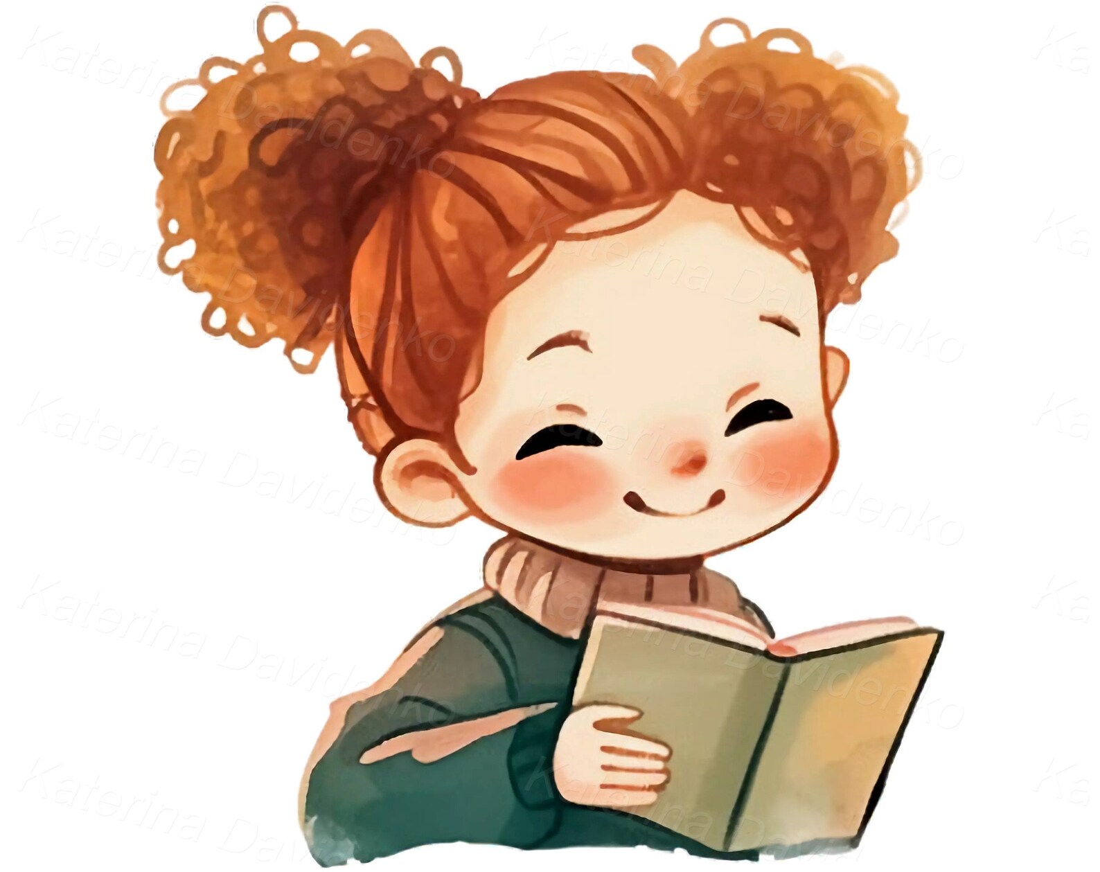 Collection of Cute Cartoon Kids Clipart PNG Set of Little Girl Faces ...