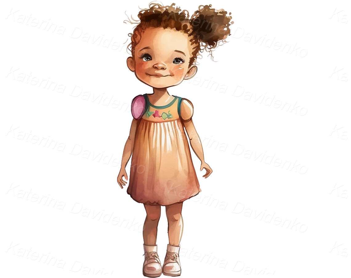 Group of Isolated Children in Summer Clothes Standing in a Row ...