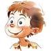 Cartoon Kids PNG Clipart Set. Little Boy With Different Emotions ...