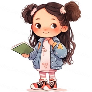 Kids PNG Clipart Set of Cute Happy Cartoon Kids Pictures Little Boys ...