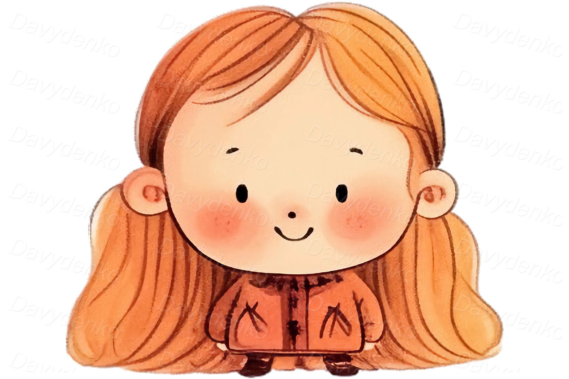 Happy Kids PNG Clipart Set of Cute Kindergarten Cartoon Kids Little ...