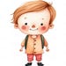 Cartoon Kindergarten Kids, Isolated PNG Children Clipart. Cute Little ...