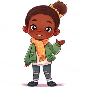 Cartoon Happy Little Kids PNG Clipart. Cute Multinational Boys and ...