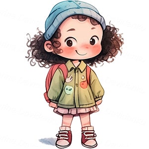 Kids PNG Clipart Set of Cute Happy Cartoon Kids Pictures Little Boys ...