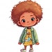 Cartoon Multiethnic School Children Clip Art, Anime Kids Characters ...