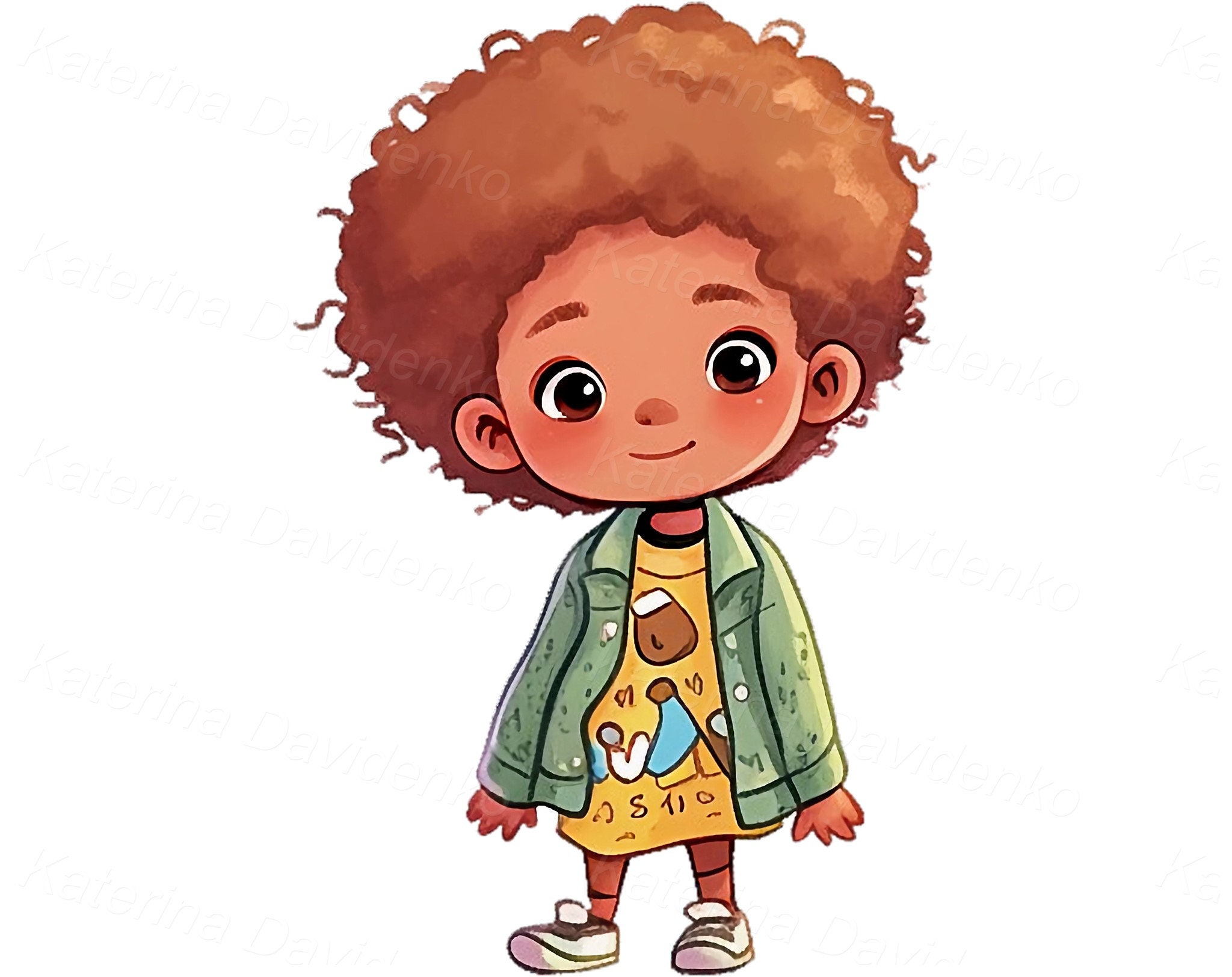 Cartoon Multiethnic School Children Clip Art, Anime Kids Characters ...