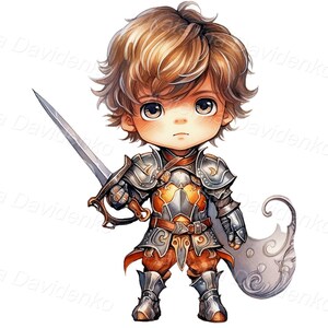 Set of Isolated Cartoon Kids Characters, Little Boys in Costumes of ...