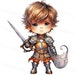 Set of Isolated Cartoon Kids Characters, Little Boys in Costumes of ...