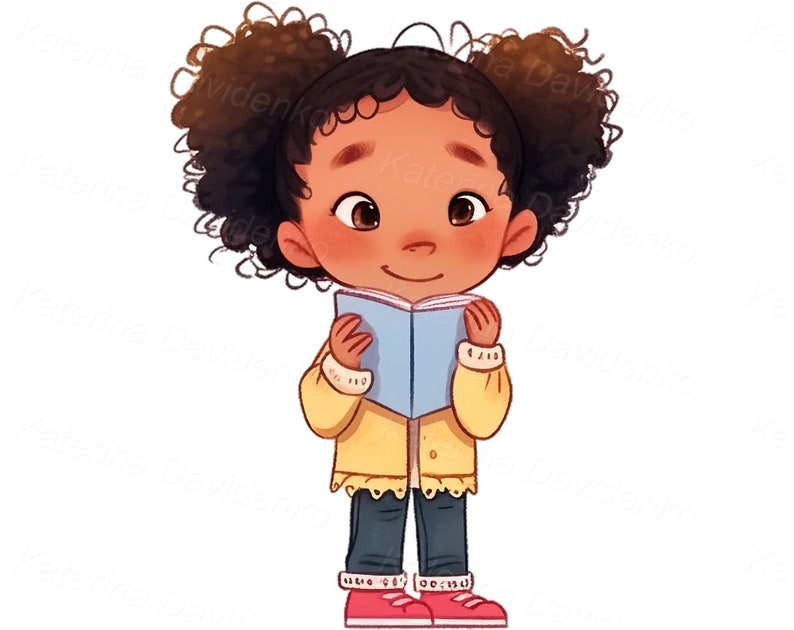 Cute Cartoon Multiethnic School Kids With Backpacks PNG Clipart Set ...