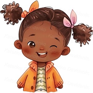 Happy Cartoon Kids Heads Png Clipart Set, Multinational Smiling ...