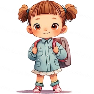 Kids PNG Clipart Set of Cute Happy Cartoon Kids Pictures Little Boys ...