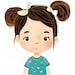 Cute Children Faces Collection, Cartoon Happy Kids Clipart, Smiling ...