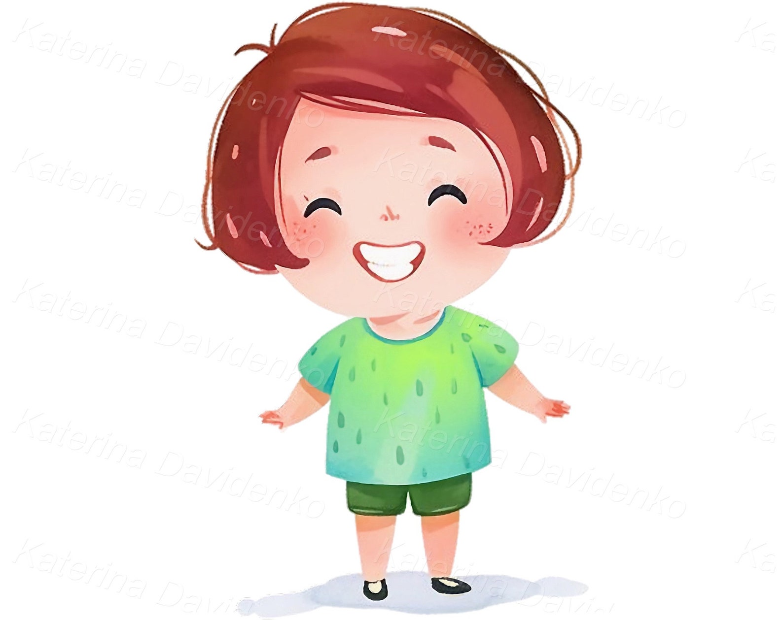 Set of Cartoon Kids Singing Song Png Clipart. Happy Singer Children ...