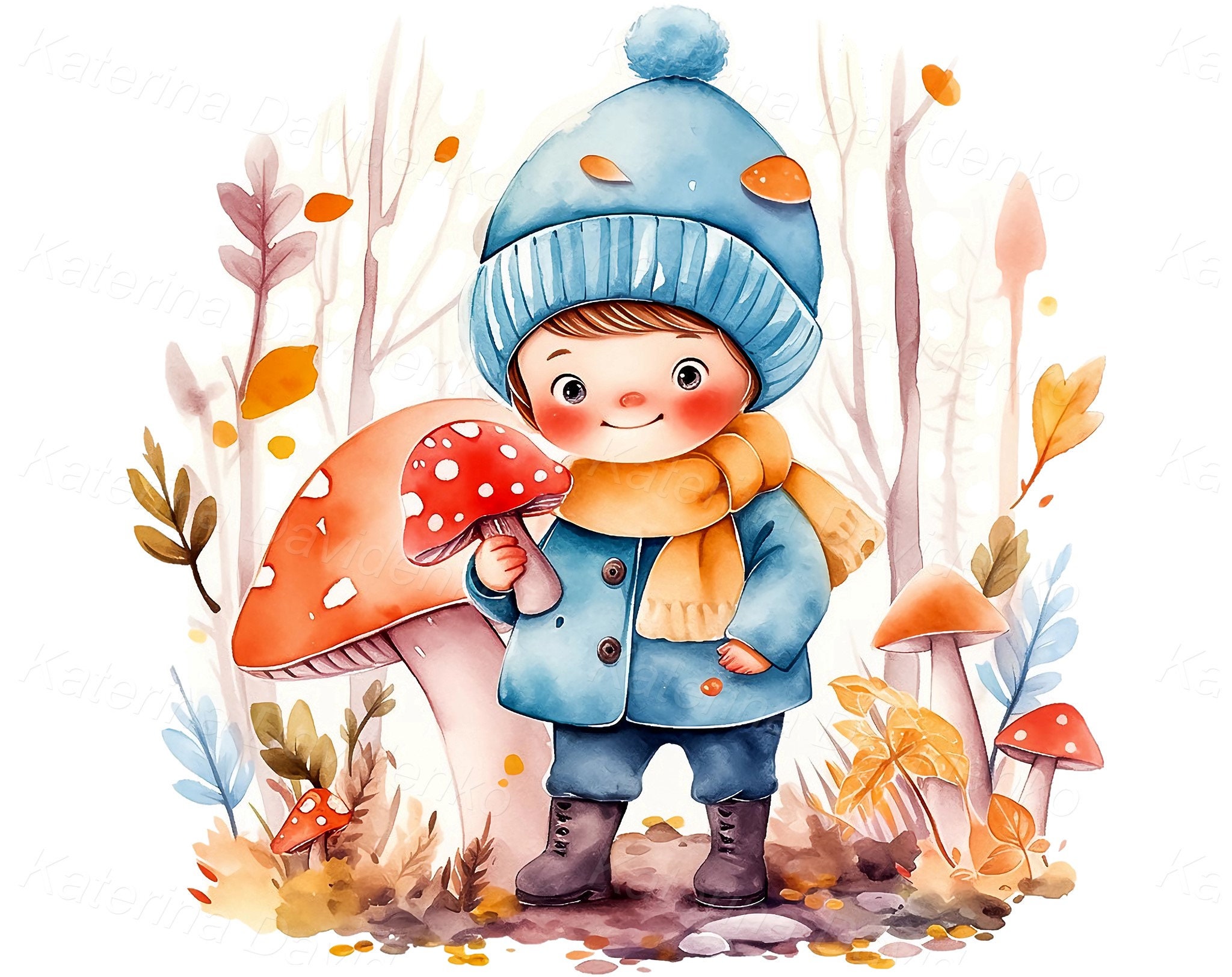 Cartoon Happy Kids Activities During the Autumn Seasons PNG Clipart ...