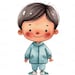 Cartoon Kindergarten Kids, Isolated PNG Children Clipart. Cute Little ...