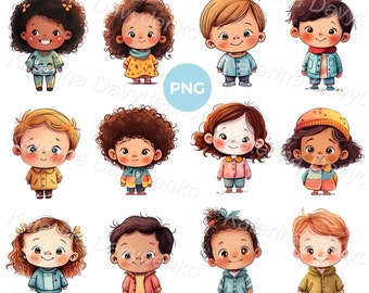 60 Kids PNG, Kids Clipart, Children Clipart, Kids PNG, Boy and Girl ...